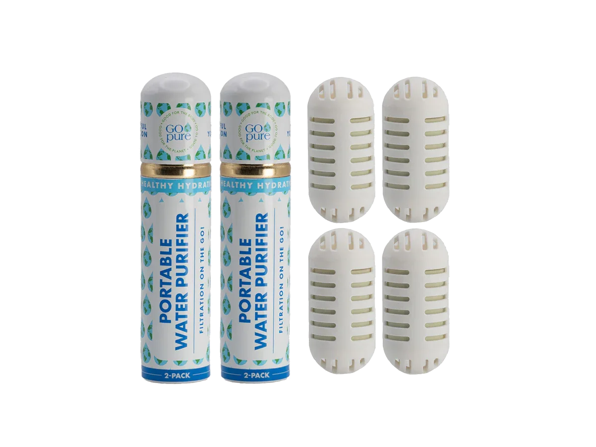 Portable Water Purifier | Purify Water Anywhere | GOpure Pod